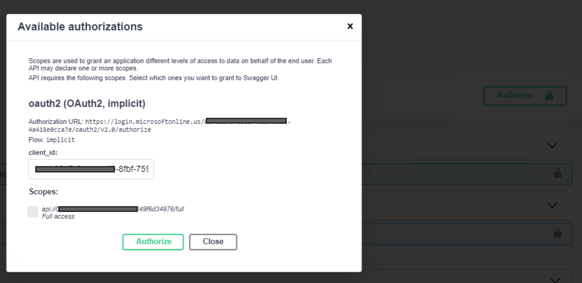 Configure Oauth2 Implicit Flow For Swagger Ui Taithienbo