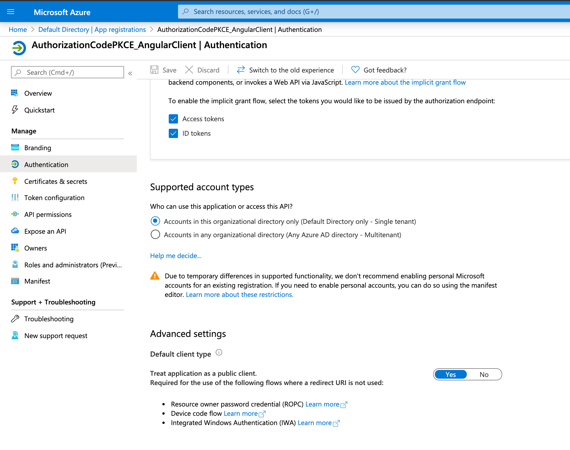 Obtain Access Token Via Authorization Code Grant With Pkce In Angular Using Oidc Client Js And