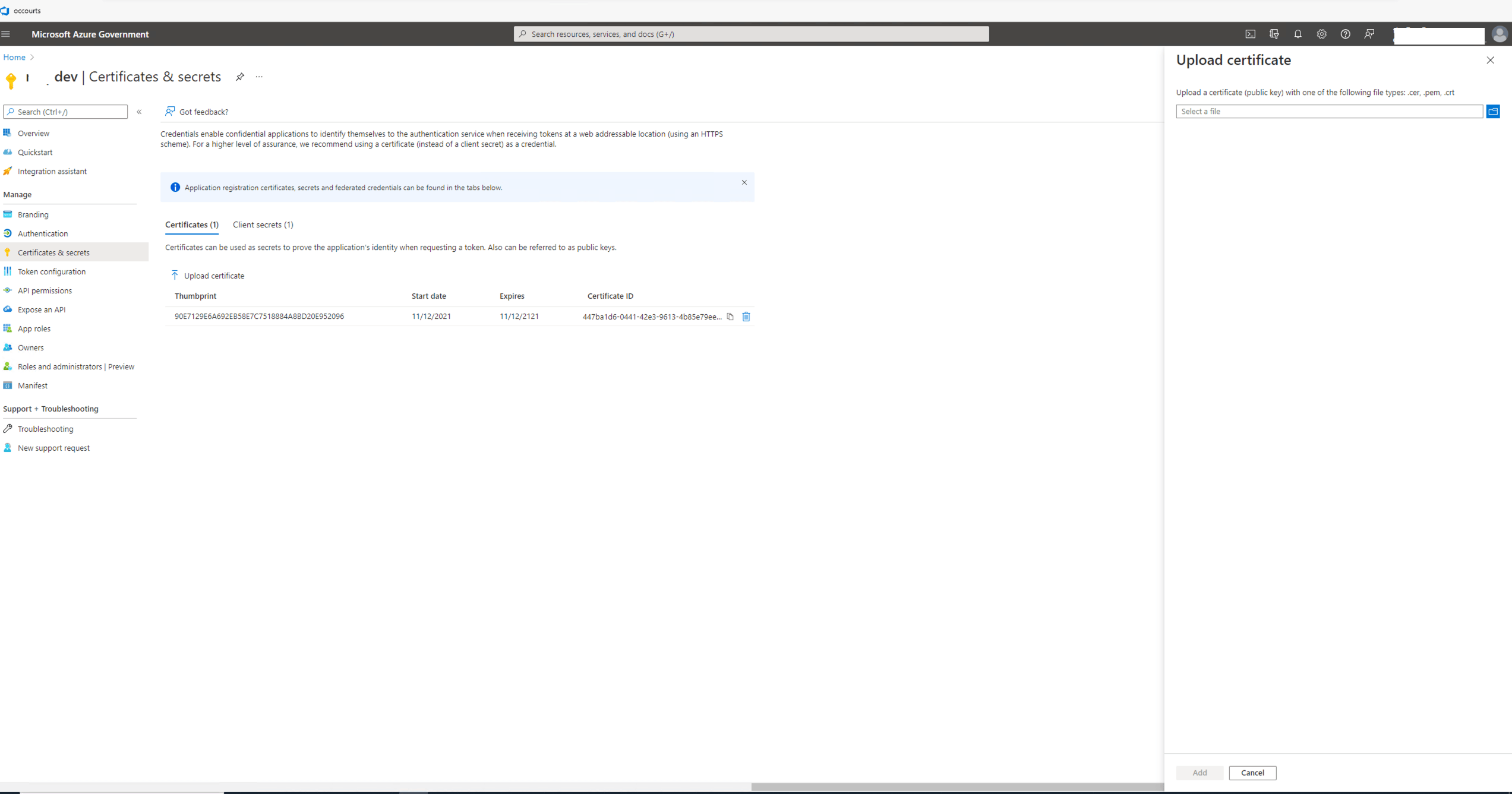 Authenticate against azure ad using certificate in a client credentials ... Authenticate against azure ad using certificate in a client credentials ...